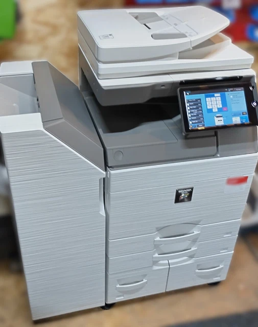 SHARP MX-5051 COLOUR A3 MFP Printer Photocopier with hole punch finisher. £850.00 - PicClick UK