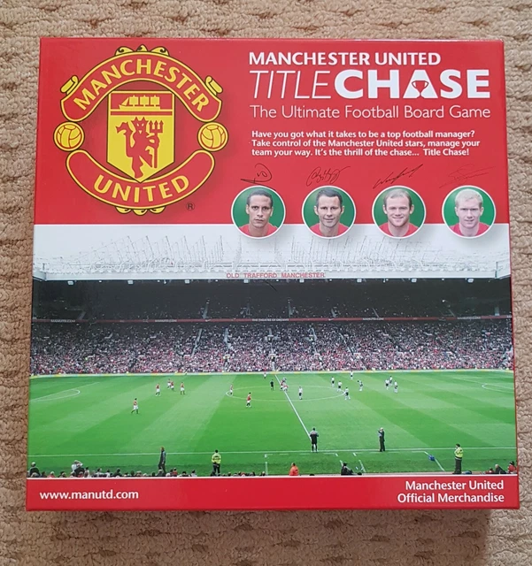 MANCHESTER UNITED TITLE Chase Board Game -box opened - contents sealed ...