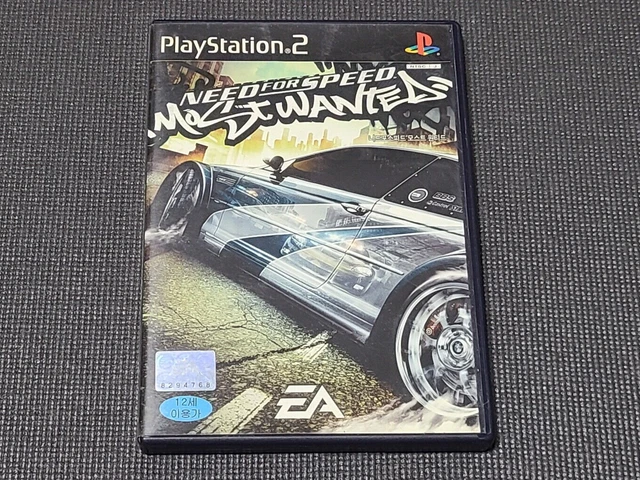 SONY PLAYSTATION2 NEED For Speed Most Wanted Retro Game Korean Version ...