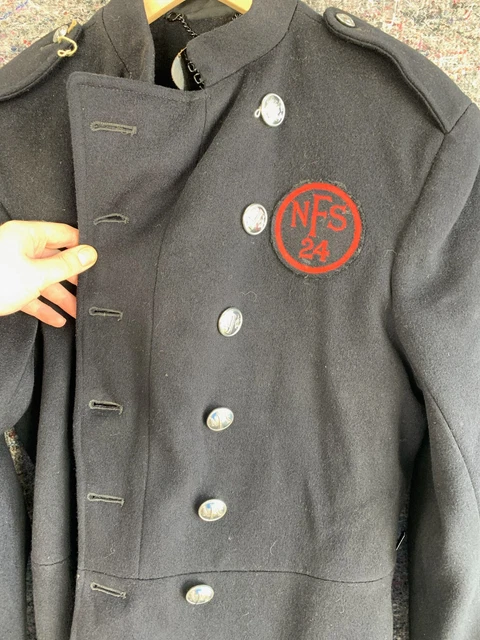 ORIGINAL WW2 BRITISH Army NFS National Fire Service Jacket / Tunic ...