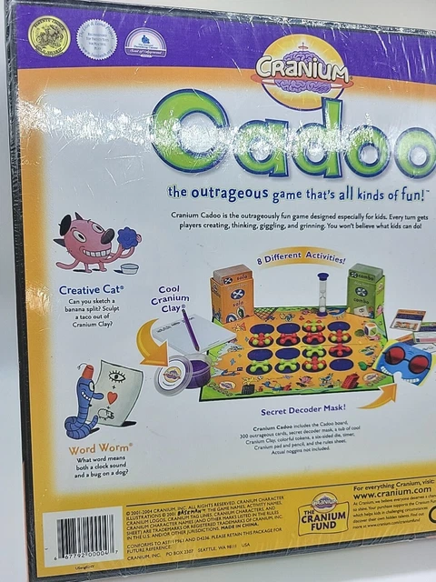 CRANIUM CADOO FOR Kids The Outrageous Family Board Game Thats All Kinds ...