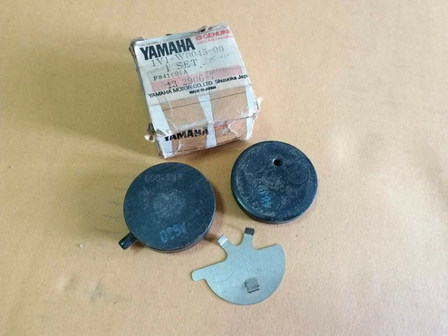 YAMAHA RX100 RX125 RXK RXS Front Disc Brake Pad Kit NOS 1v1-w0045-00 ...