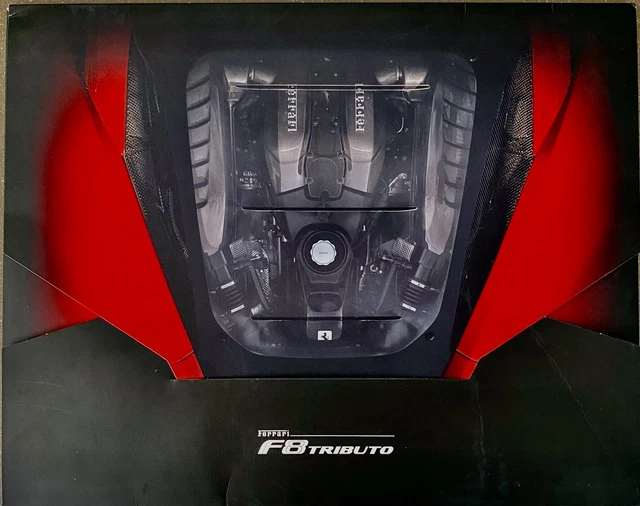 FERRARI F8 TRIBUTO Large Official Launch Brochure £24.00 - PicClick UK
