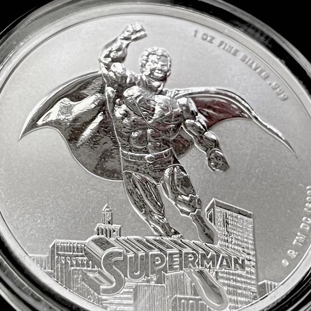 2023 SAMOA 1 oz Silver DC Comics Superman BU coin in capsule £22.24 ...