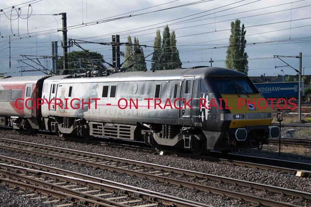 UK RAILWAY PHOTOGRAPH Of Class 91 Locomotive 91110. Rm91-243 £1.70 ...