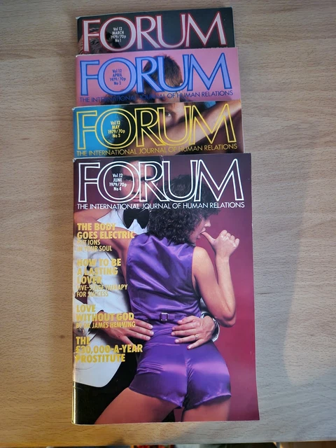 FORUM MAGAZINE 4 issues 1979 UK Vol 12 No1-4 £3.28 - PicClick UK