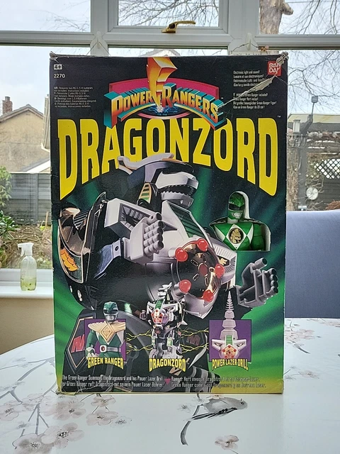 MIGHTY MORPHIN POWER Rangers Dragonzord Original Boxed 99% Complete £ ...