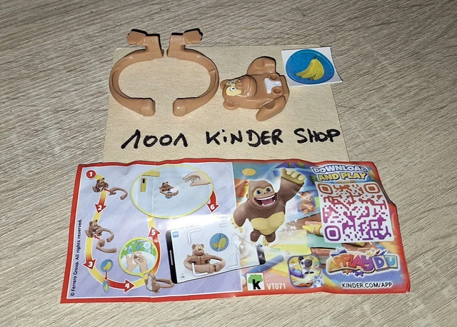 KINDER VT 71 Vt071 Sticky Game Monkey Affe Singe + Bpz EUR 1,79 ...