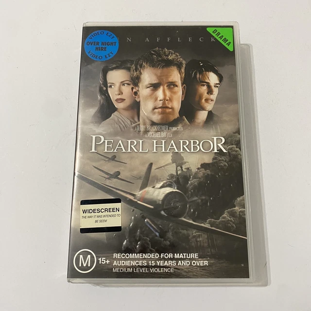 PEARL HARBOR (VHS, 2001) War Movie Touchstone Pictures Pearl Harbour ...