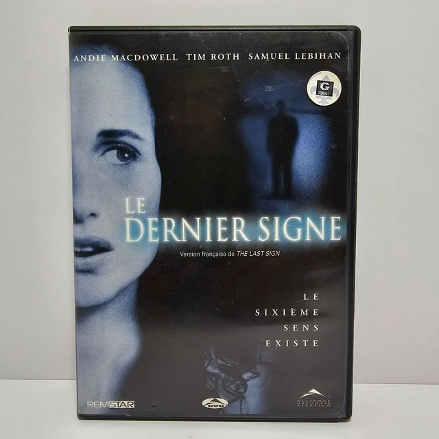 THE LAST SIGN - DVD By Andie MacDowell,Tim Roth,Samuel Lebihan - VERY ...