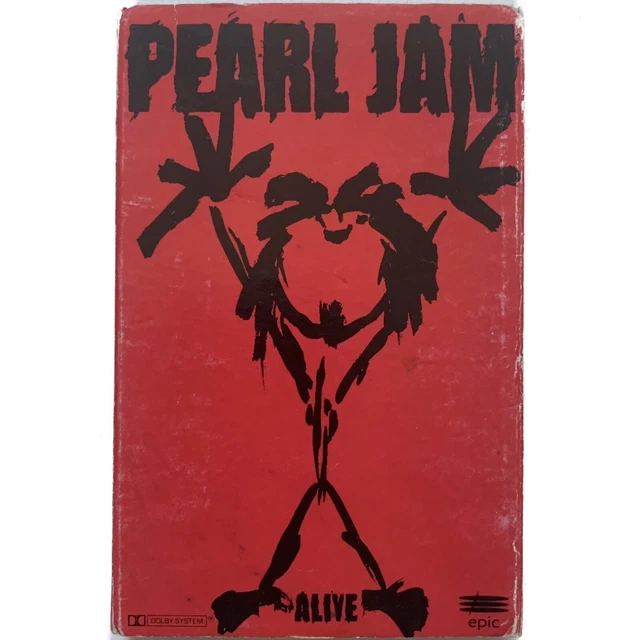 PEARL JAM ALIVE Cassette Single 657572-4 1991 USA Sony Music Epic ...
