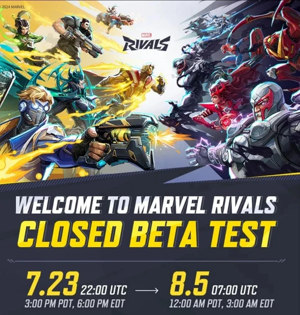 INSTANT! MARVEL RIVALS Closed Beta Code [PS5 - NA] - Quick Digital ...