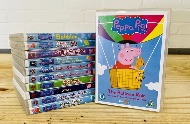 PEPPA PIG BUNDLE 11 DVD Disc Collection Ballon Ride Muddy puddles ...