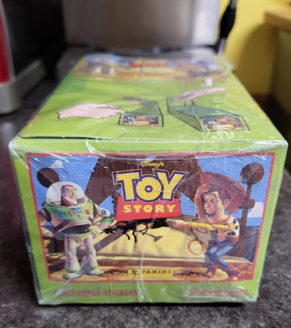 RARE 1996 TOY Story 1 Panini Sealed Sticker Box, 100 Unopened Packs ...