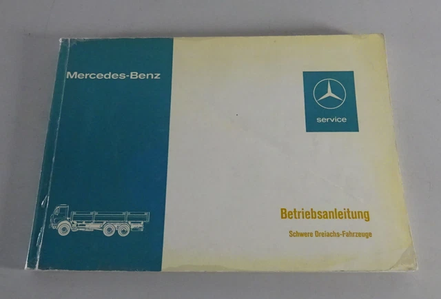MODE D 'EM Ploi Mercedes Benz Camion NG 73 2226/2626/2232 Etc. De 05 ...