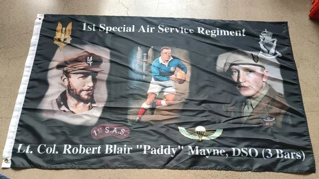 SPECIAL AIR SERVICE Blair Paddy Mayne SAS Flag 3X5FT £13.69 - PicClick UK