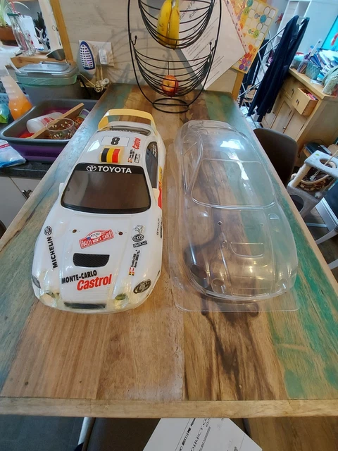 TAMIYA 1/10 Toyota Celica GT-FOUR RC BODY SHELL Castrol Toyota Team ...