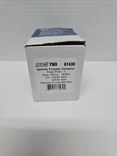 MARS 780 DEFINITE Purpose Contactor 61430 Replaces Furnas 42bf35aj. New ...