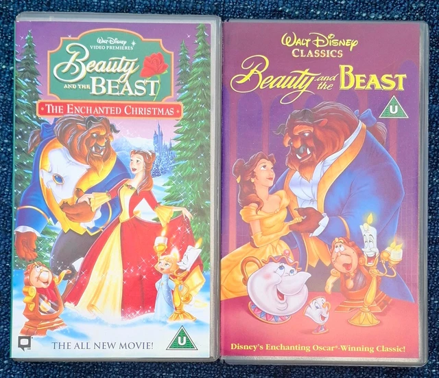 BEAUTY AND THE Beast Enchanted Christmas Vhs Video Tape Cassettes X2 ...