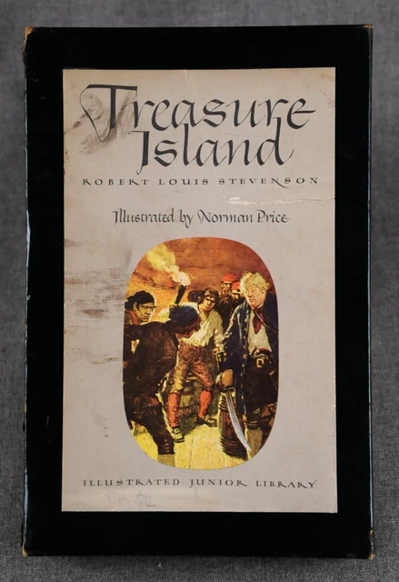 TREASURE ISLAND ROBERT Louis Stevenson bibliothèque junior illustrée HC ...