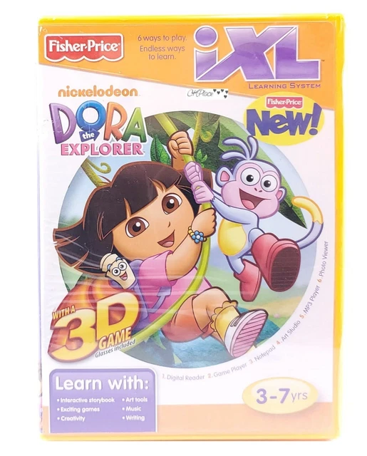 FISHER PRICE IXL Sistema di apprendimento Nickelodeon Dora The Explorer ...