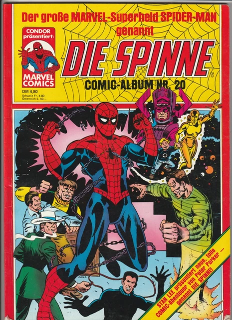 THE SPIDERS COMIC ALBUM #20, Condor/Marvel Comics 1984 COMICBUM Z2 £5.98 - PicClick UK