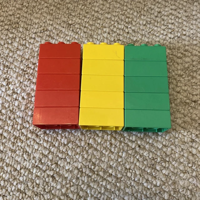 LEGO DUPLO 2X3 Blocks 15 Pieces - Spares Replacement Parts - £5.45 ...