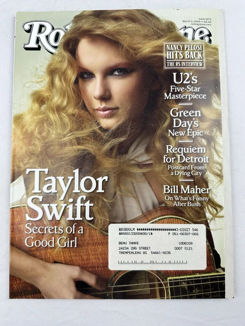 TAYLOR SWIFT SECRETS Good Girl Rolling Stone Magazine Issue 1073 March ...