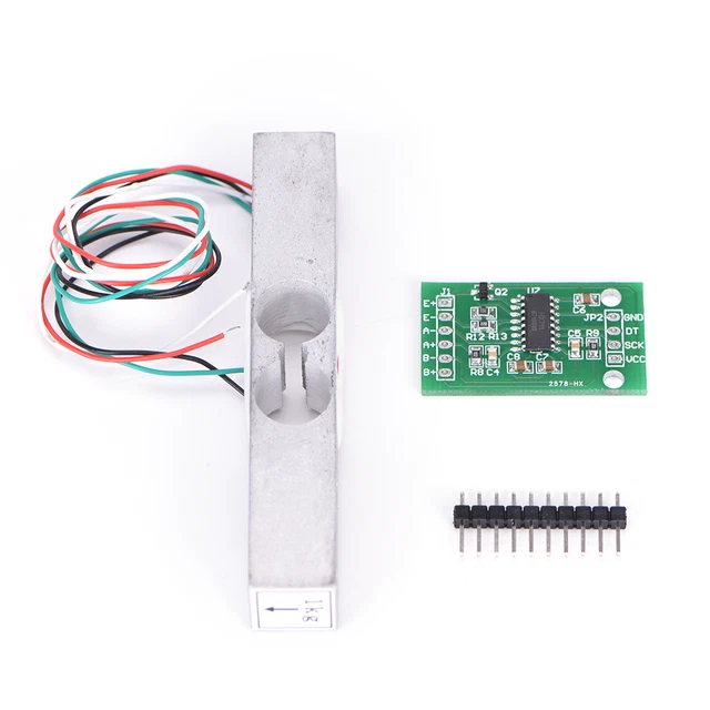 DIY LOAD CELL Weight Sensor 1KG Portable Scale+HX711 Weighing Sensors ...