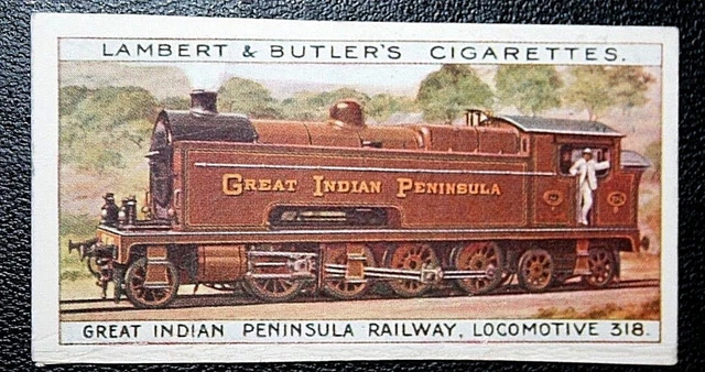 GREAT INDIAN PENINSULA Railway Tank Engine Vintage 1913 Card FD28 £5.99 ...