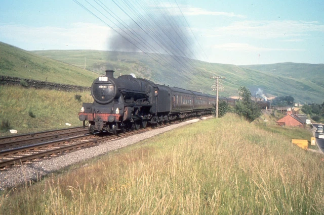 35MM RAILWAY SLIDE: COLOUR-RAIL: SC 453: CLASS 6P: 45663 JERVIS £2.80 ...