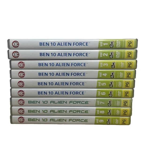 BEN 10 ALIEN Force The Complete DvD Collection Volumes 1-9 Box Set ...