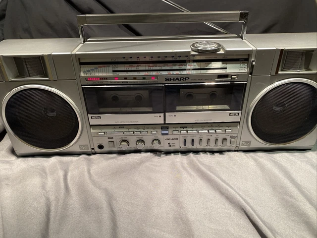 VINTAGE SHARP STEREO Radio Cassette Player Gf-500C $225.00 - PicClick CA