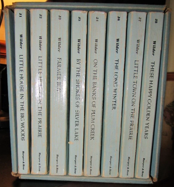 LITTLE HOUSE ON The Prairie Complete Blue Book Box Set Laura Ingalls ...