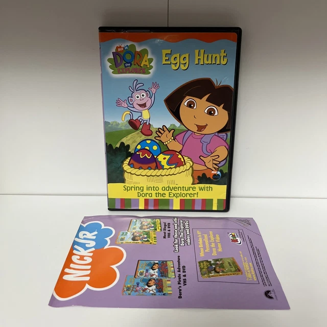 DORA THE EXPLORER Egg Hunt DVD+Insert Paper Good Condition DVD Nick Jr ...