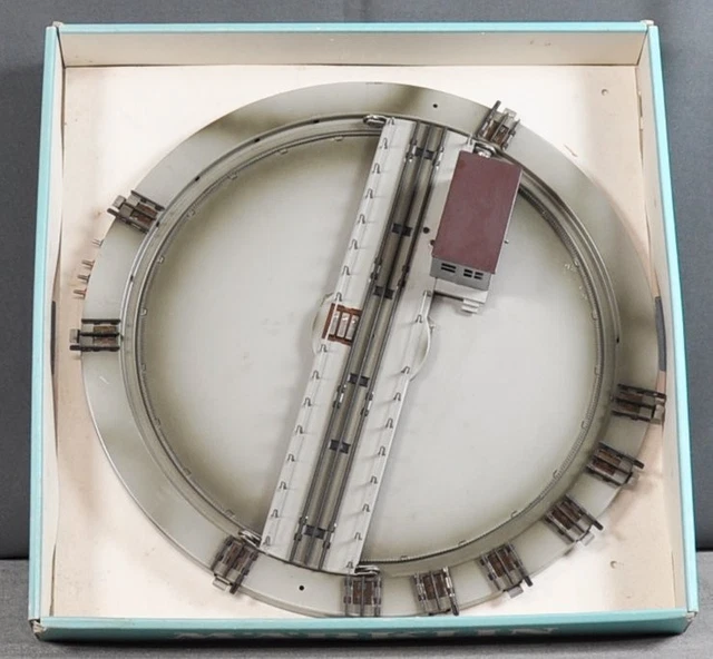 MÄRKLIN 7186 .1 elektrische Drehscheibe ohne Stellpult Blech gut/sehr gut OVP H0 EUR 94,90 ...