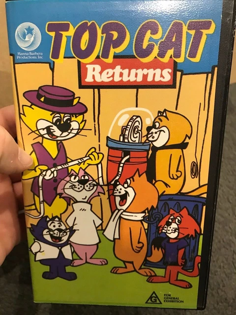 TOP CAT RETURNS VHS TAPE (classic Hanna Barbera cartoon / animated ...
