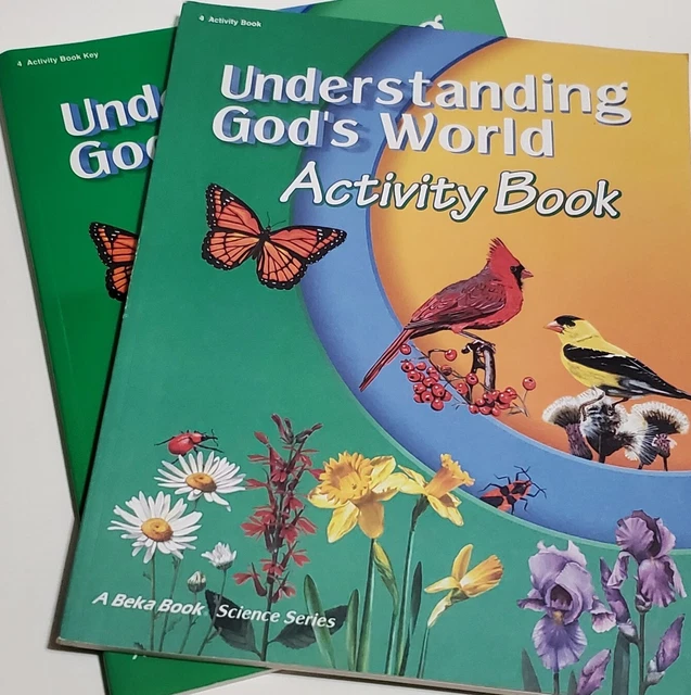 ABEKA UNDERSTANDING GODS World 4 Science Activity Book Student Teacher ...