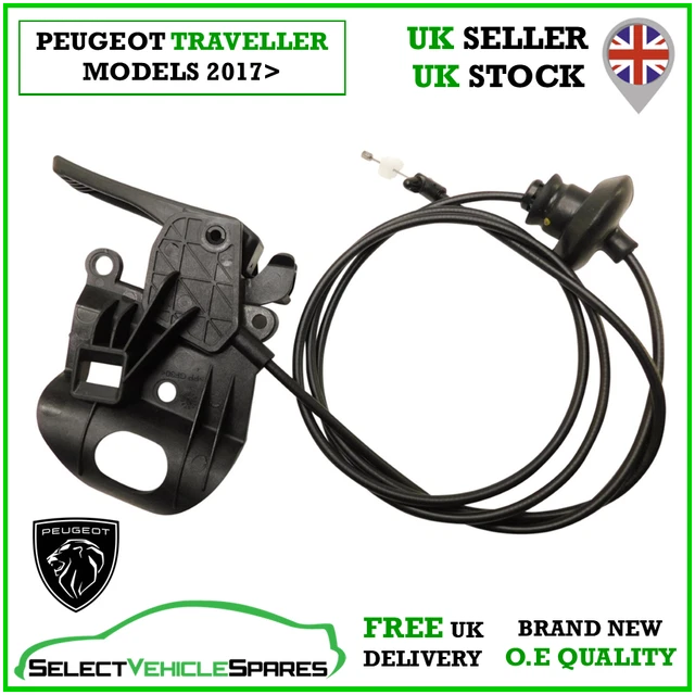 OE NEW PEUGEOT Traveller Bonnet Release Cable & Handle 2017> £44.90 ...