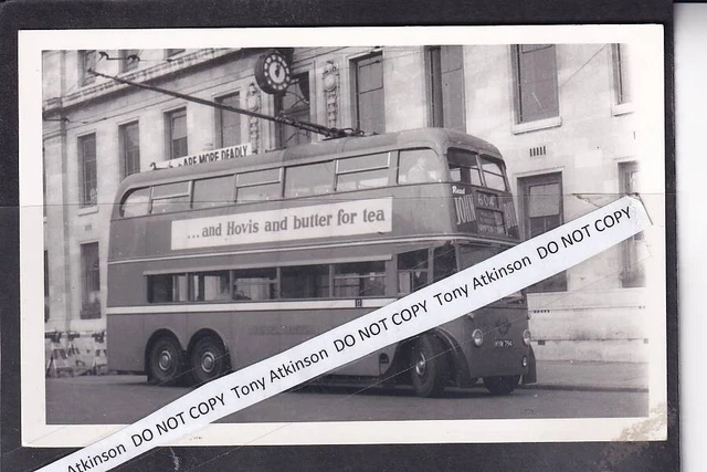 LONDON TRANSPORT - Q1 Type Trolley Bus No. 1794 @ Wimbledon - Photo ...