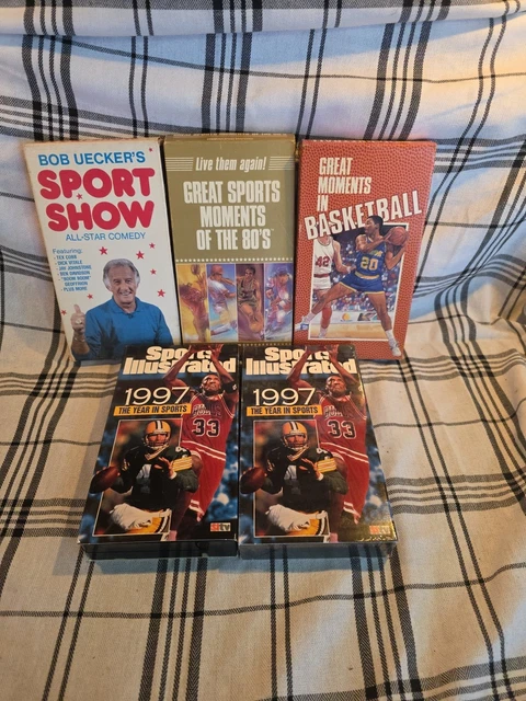 BOB UECKER SPORTS VHS Tapes Great Moments Basketball Sports Illustrated ...
