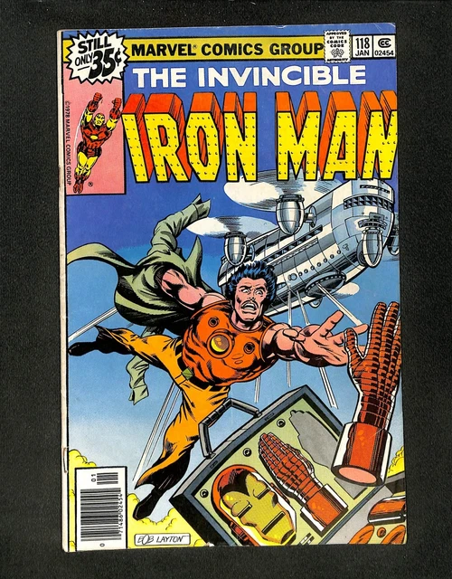 IRON MAN #118 1ère apparition Jim Rhodes ! Couverture Bob Layton ...