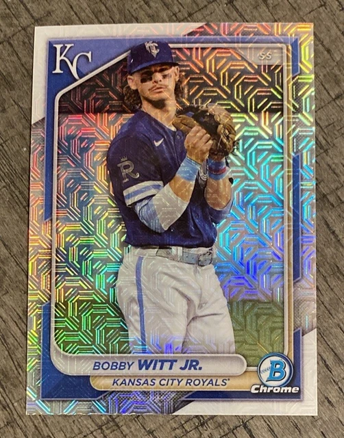 BOBBY WITT JR. 2024 Bowman cromato mega scatola rifrattore mojo Kansas ...