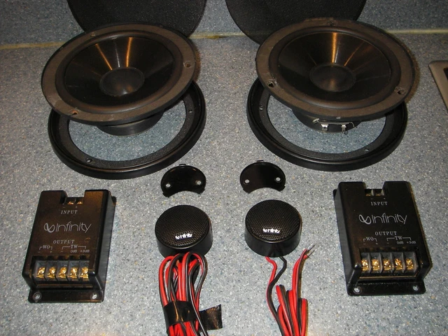 RARE INFINITY KAPPA CS-6 MK2 6,5" two way car component speakers Made in Japan £80.00 - PicClick UK