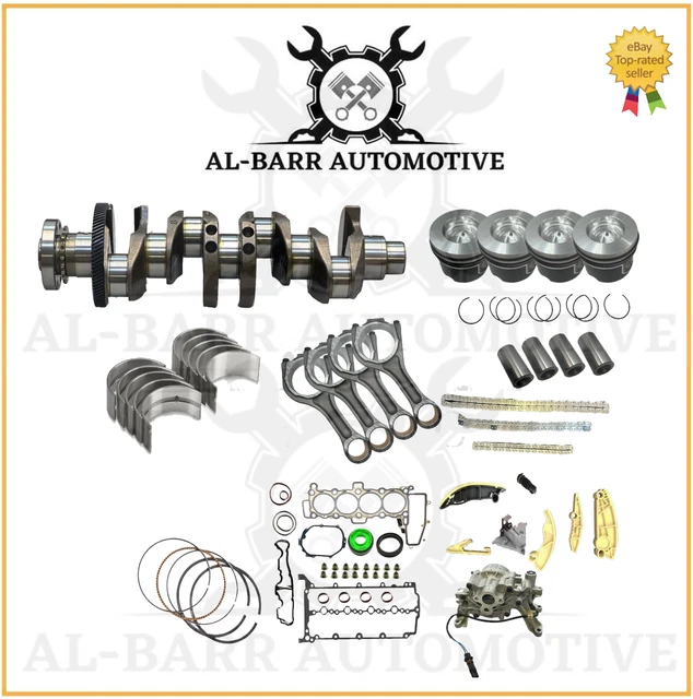 LAND ROVER JAGUAR 2.0 Diesel 204Dta Crankshaft+Piston+Oil Pump+Rings ...