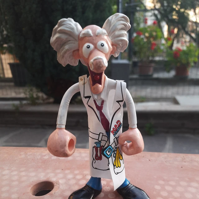 MAD SCIENTIST SCIENZIATO Pazzo Mattel 1987 Vintage Figure Bendable ...