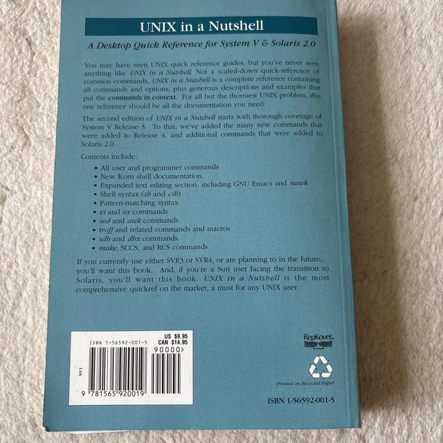 UNIX IN A Nutshell: System V Edition: System V, ... by O'Reilly Media ...