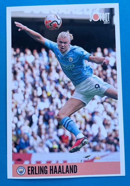 ERLING HAALAND, MANCHESTER City Trading Rookie Card So Foot, Collector ...