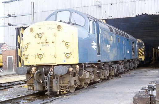 ORIGINAL COLOUR SLIDE of 40012 BR class 40 diesel loco £10.62 - PicClick UK