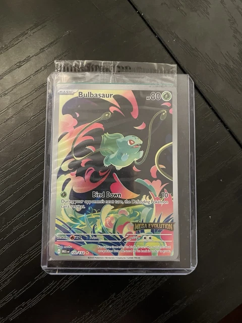 BULBASAUR 133/132 POKÉMON TCG Mega Evolution SEALED Stamped Box Topper ...